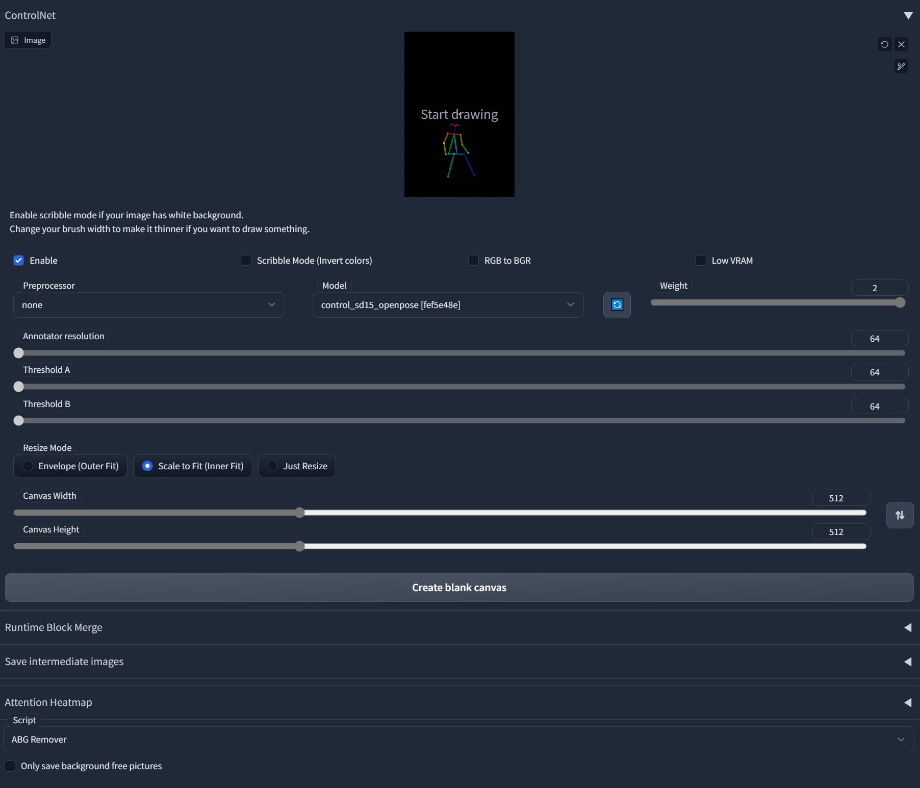 toyxyz on Twitter: "#06_ And insert the openpose bone image to create a character. Set the model ...