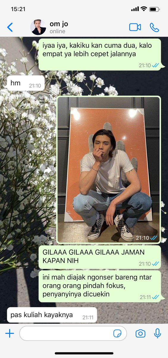 nare, ojek kampus update🕊 on Twitter: "reaksi liat foto om jo jaman kuliah — johnny two tweets au"