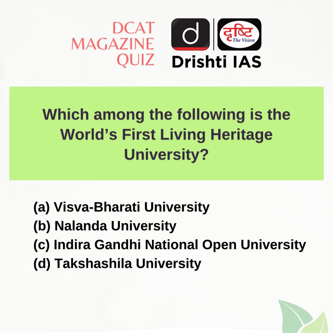 Drishti IAS English on Twitter: "Solutions are in the Drishti Current Affairs Today (DCAT ...