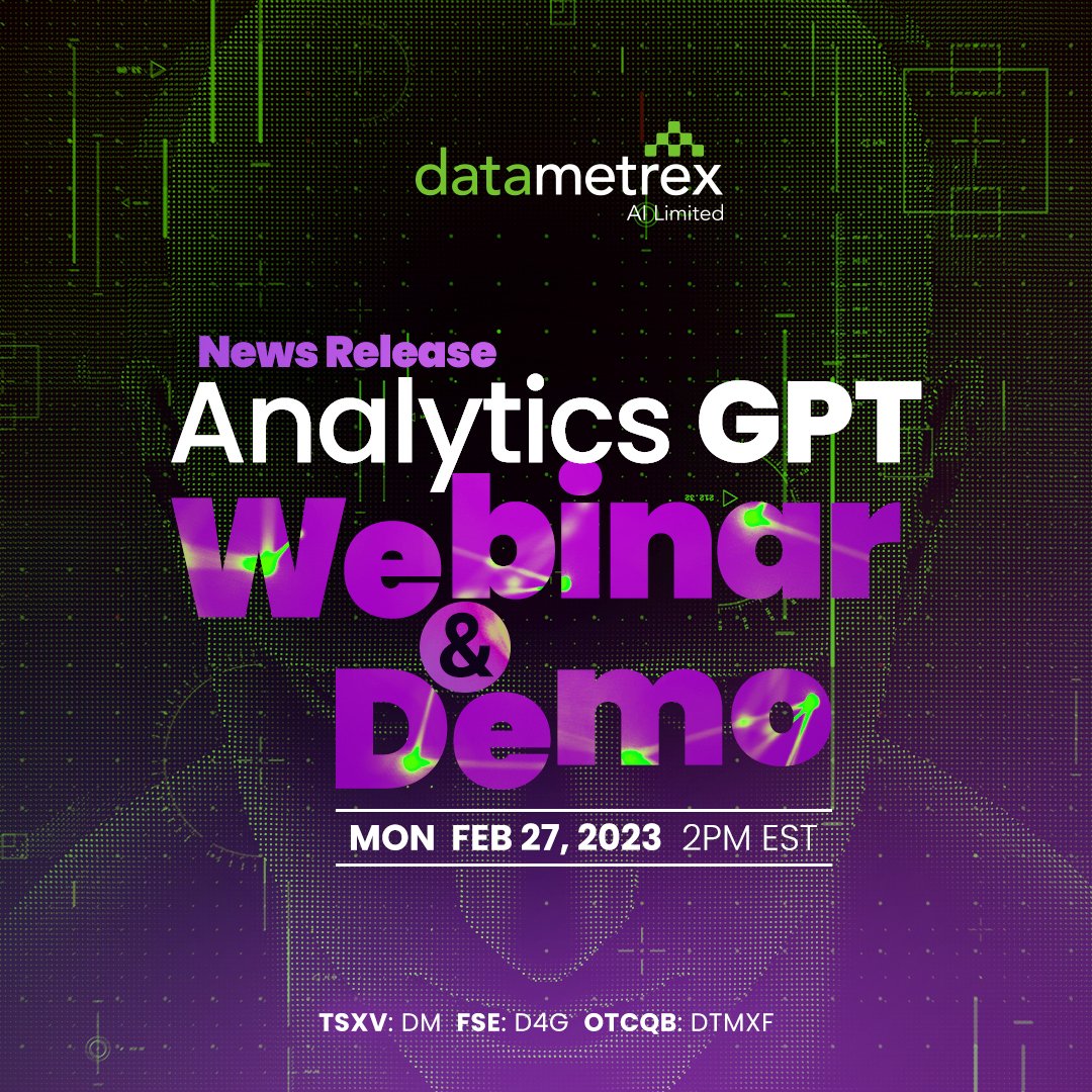 Datametrex on Twitter: "🚨⚡️Don’t miss the chance to discover how Analytics GPT can transform ...