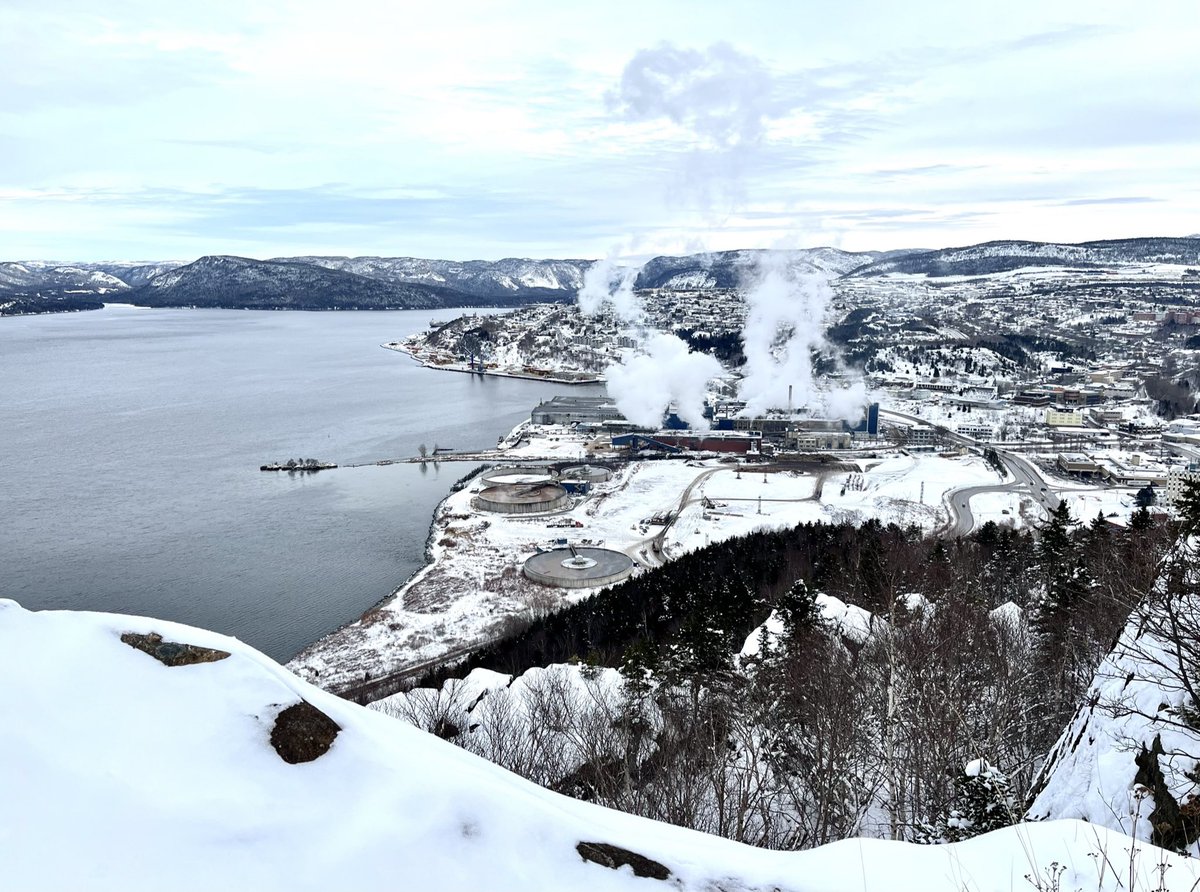 A picture of downtown Corner Brook in the winter. For many years I had ...