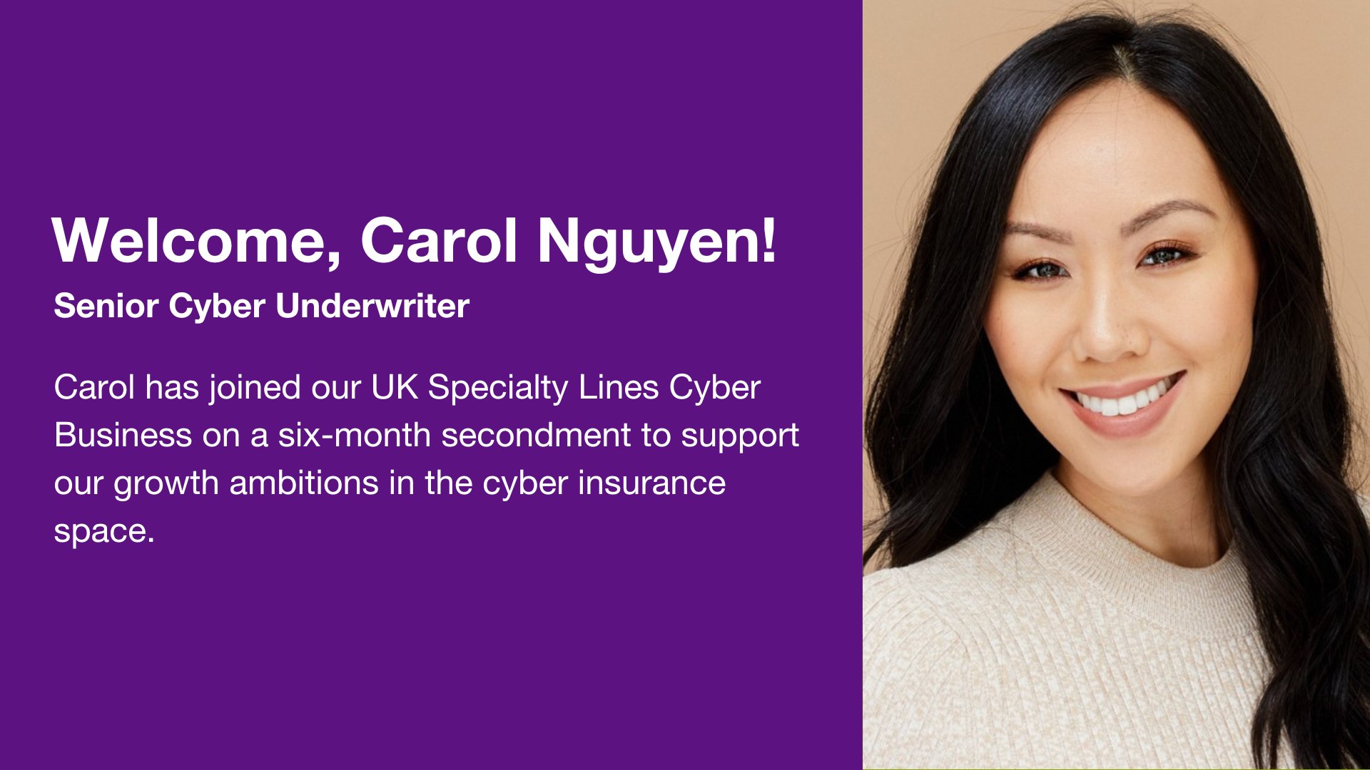 RSA Insurance Group on Twitter: "We’re delighted to welcome Carol T. Nguyen to RSA as a Senior ...