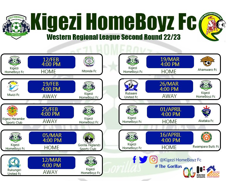 KIGEZI HOMEBOYZ FC on Twitter: