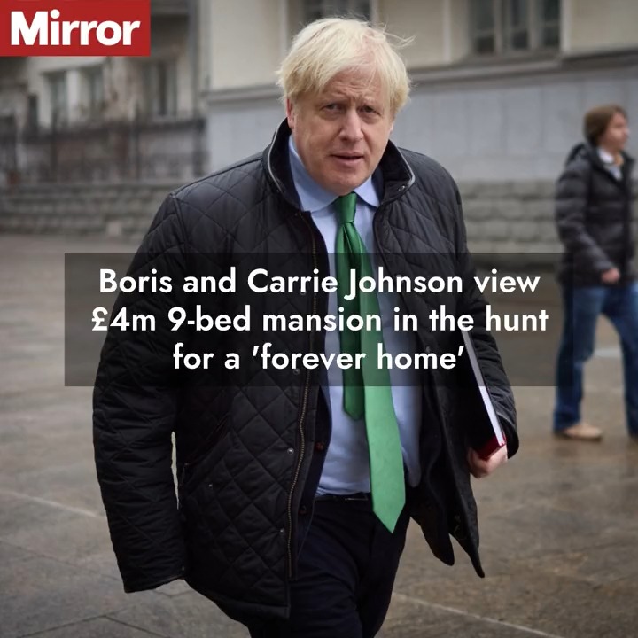 The Mirror on Twitter: "Boris and Carrie Johnson hunt for their forever ...