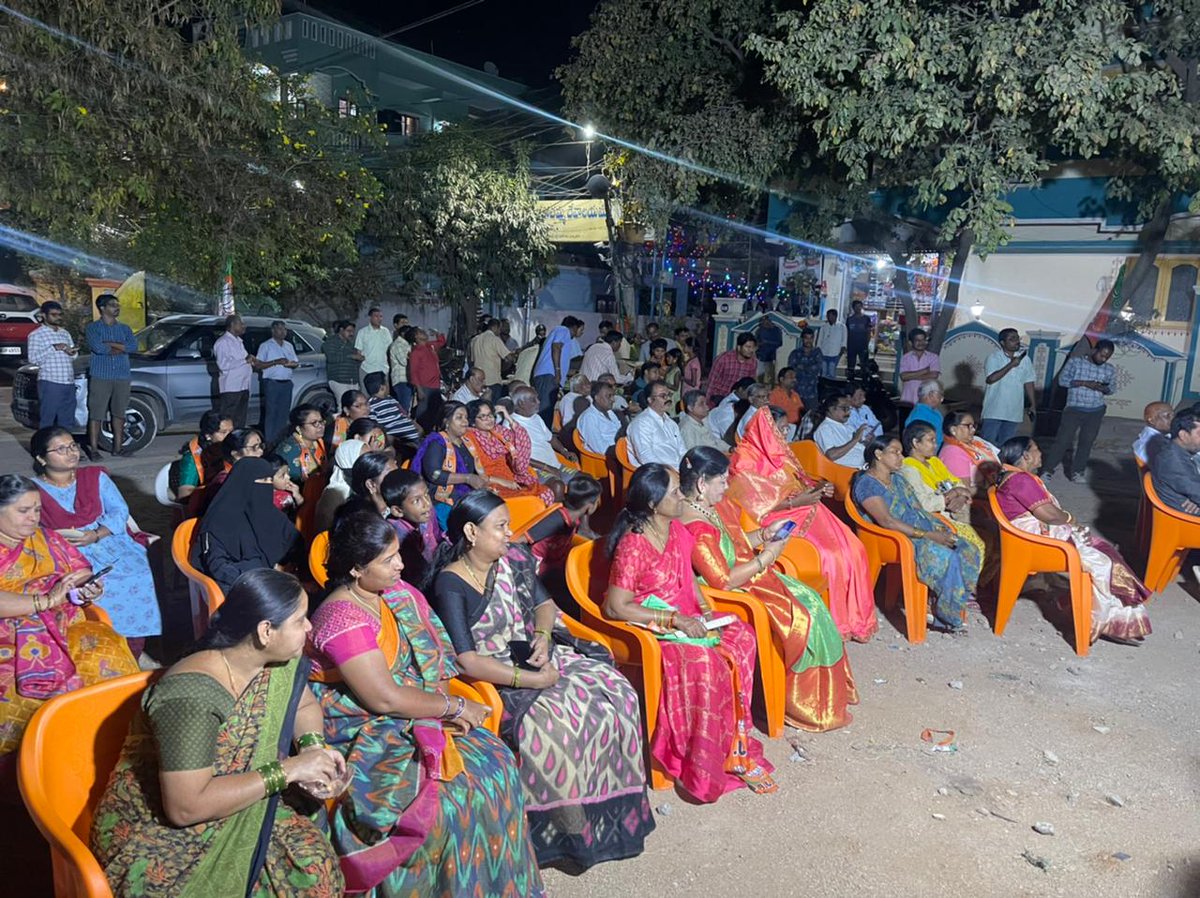BJP PALAMURU on Twitter: "RT @N_RamchanderRao: Participated and addressed the 'Street Corner ...