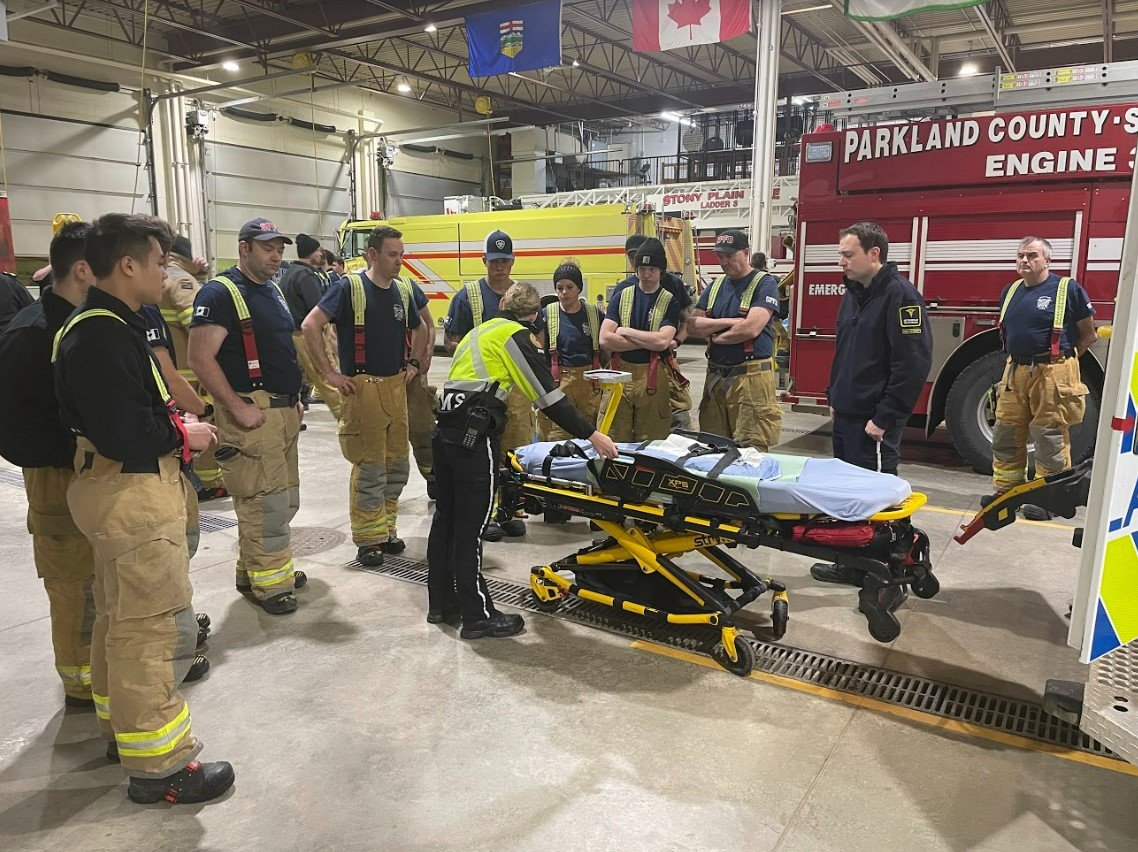 AHS EMS on Twitter: "#YourEMS took part in welcoming new recruits to ...