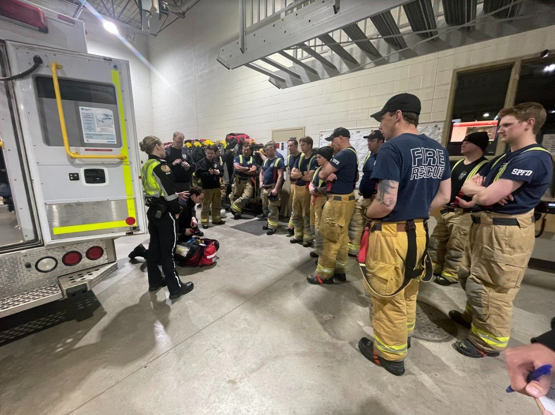 AHS EMS on Twitter: "#YourEMS took part in welcoming new recruits to ...