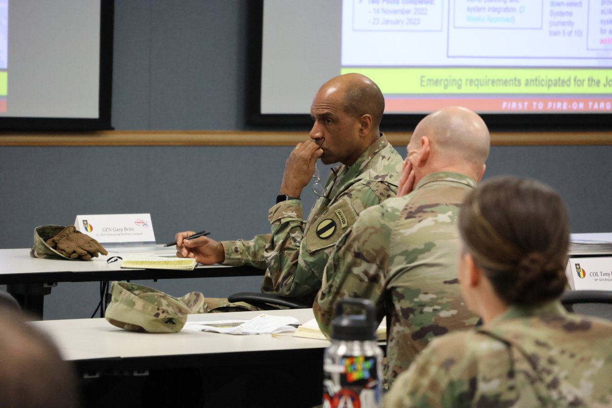 US Army Fort Sill on Twitter: "Gen. Gary Brito, TRADOC commanding general, visited the Patriot ...