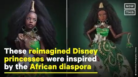 Black is beautiful — Take a look at these reimagined Disney princesses ...