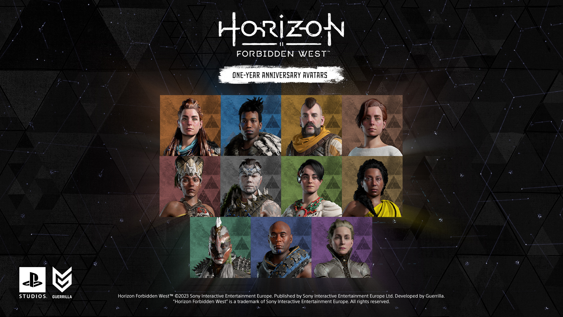 Guerrilla on Twitter: "Surprise! 🎁 Download these free avatars for the Horizon Forbidden West ...