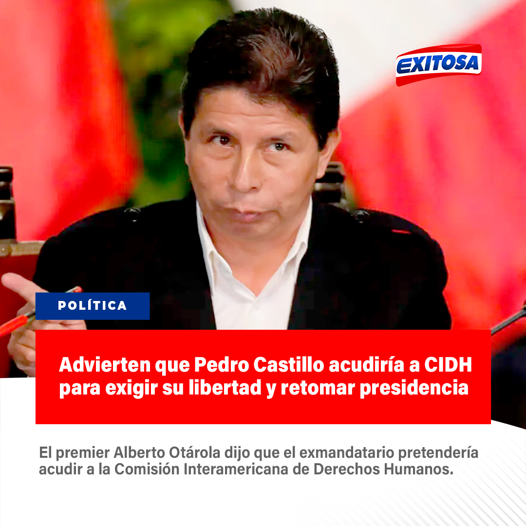 Exitosa Noticias On Twitter 🔴🔵 Alberto Otárola Dijo Que Pedro