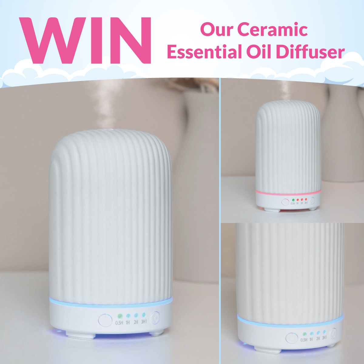 The Range UK on Twitter: " #GIVEAWAY 😍👉 ENTER NOW to win this Ceramic Essential Oil Diffuser: 1 ...