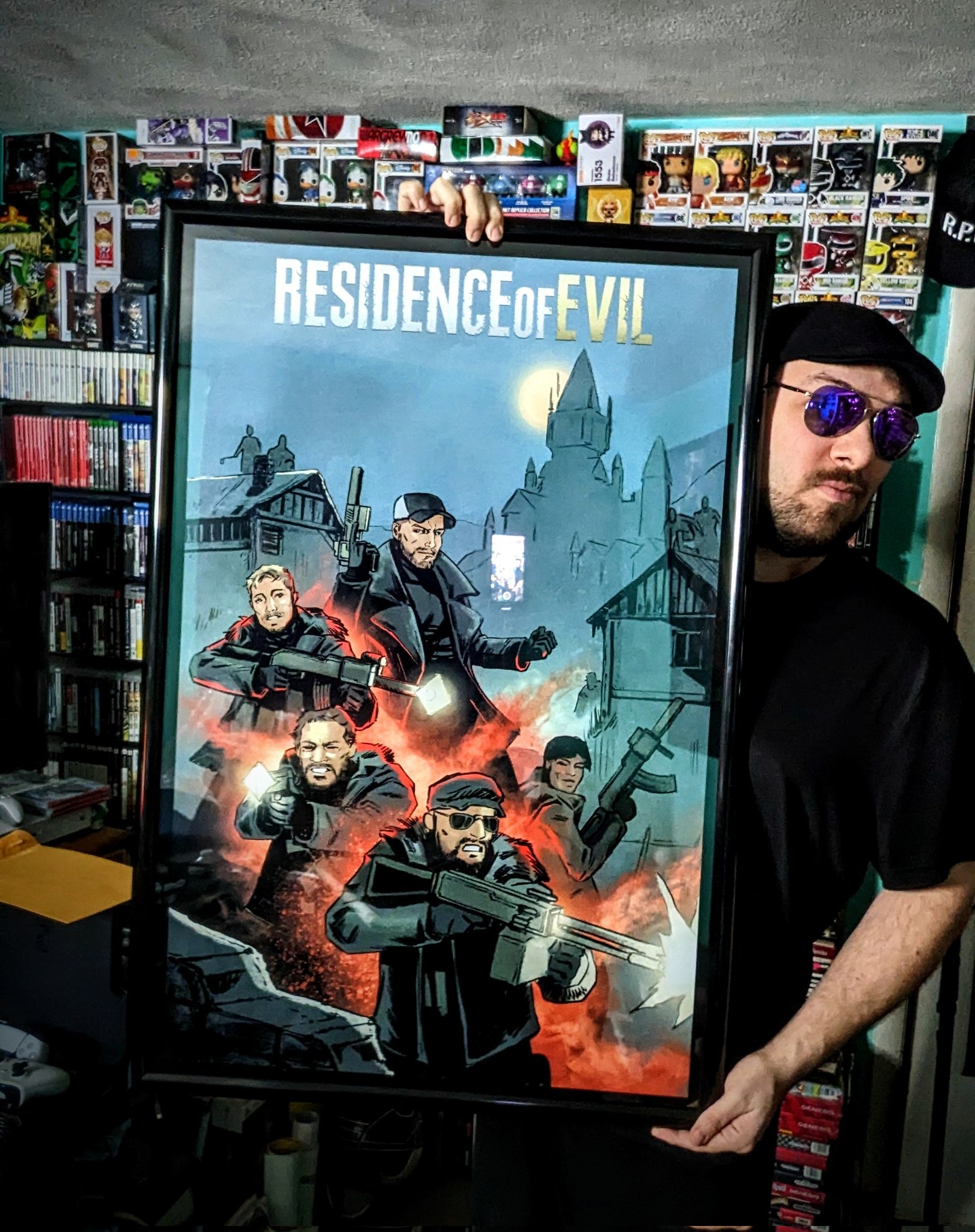 Tony | RESIDENCE of EVIL on Twitter: "Finally framed the poster of me and the team! Link in ...