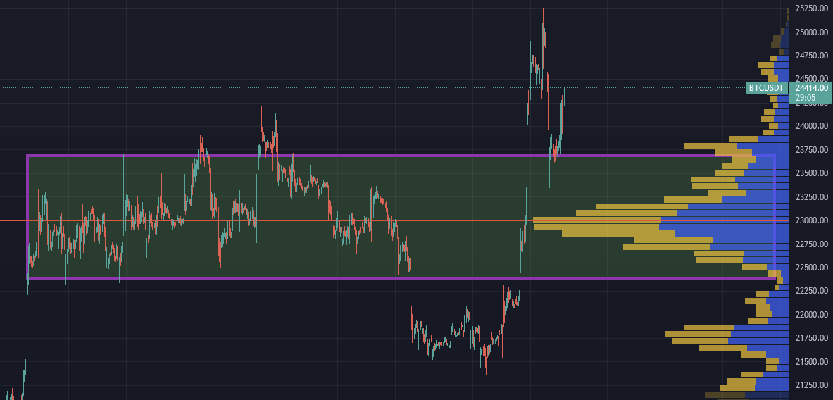 ChimpZoo on Twitter: "Nice technical flip of the prior range to support"