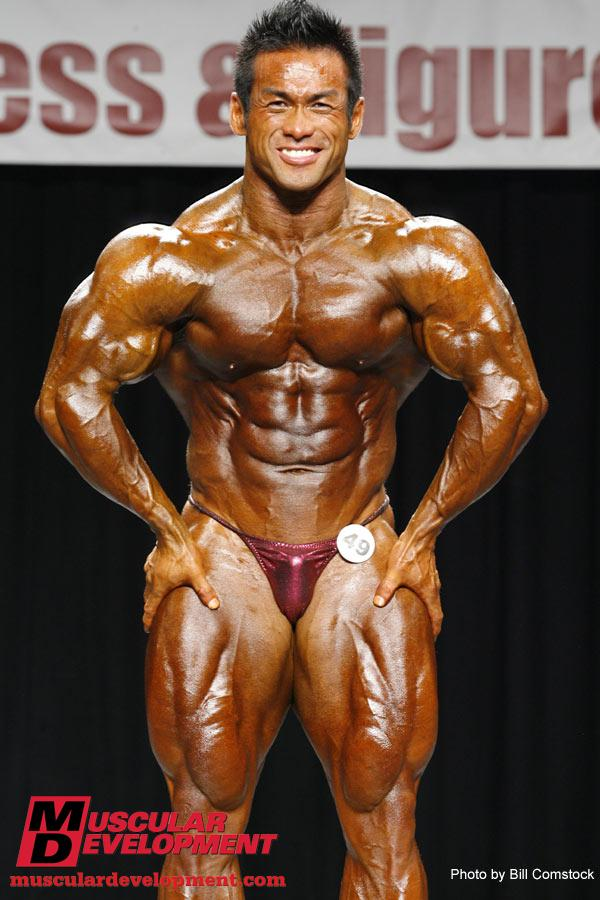 Muscleboyg on Twitter: "Hidetada Yamagishi and his infamous tyniest posing trunks! Almost a THONG!"