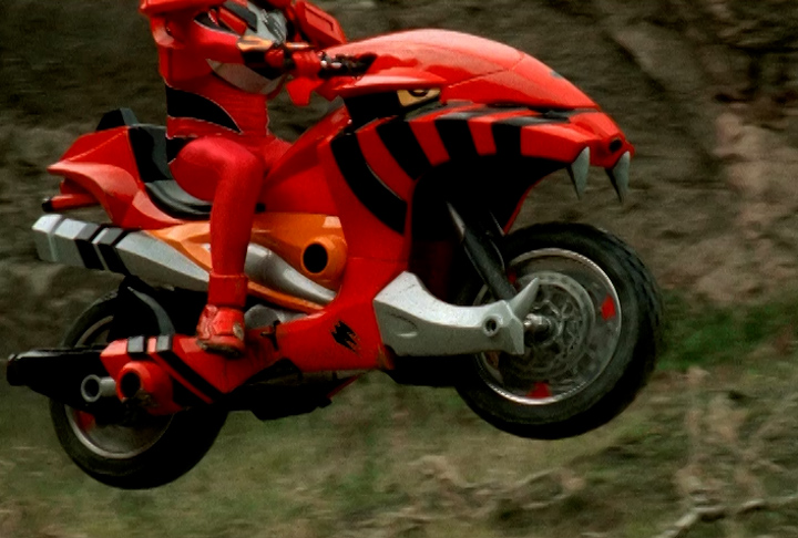 Power Rangers Jungle Fury Red Ranger Bike
