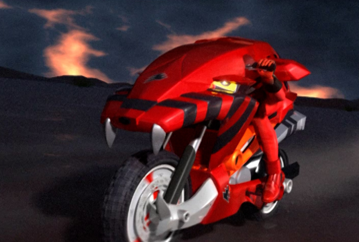 Power Rangers Jungle Fury Red Ranger Bike
