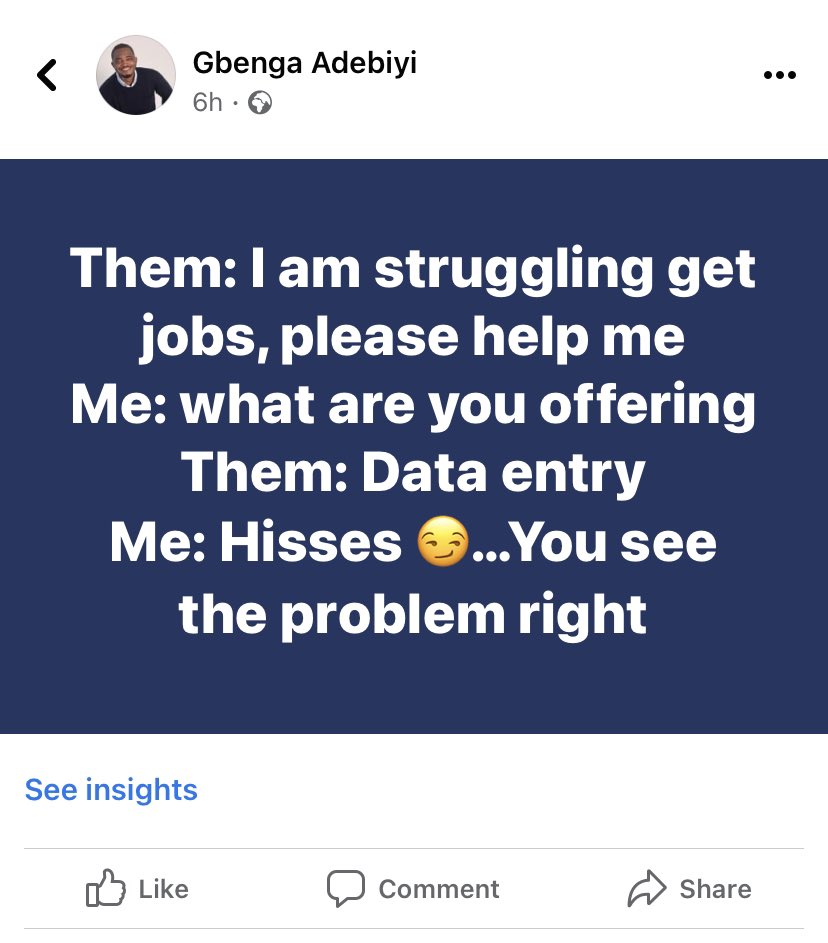 LESSON 2: Data Entry, i made a post (Pic 1) Then I got a response (Pic ...