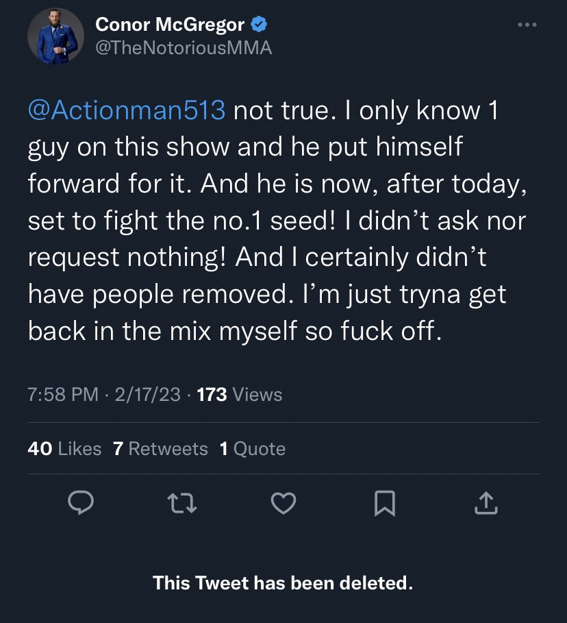 Sinéad O'Conor McGregor 🇮🇪 on Twitter: "@Actionman513 https://t.co/Ts2kwcsCB1" / Twitter