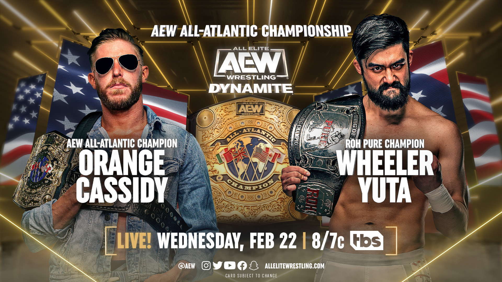 All Elite Wrestling on Twitter: "The #AEW All-Atlantic Championship is on the line THIS ...