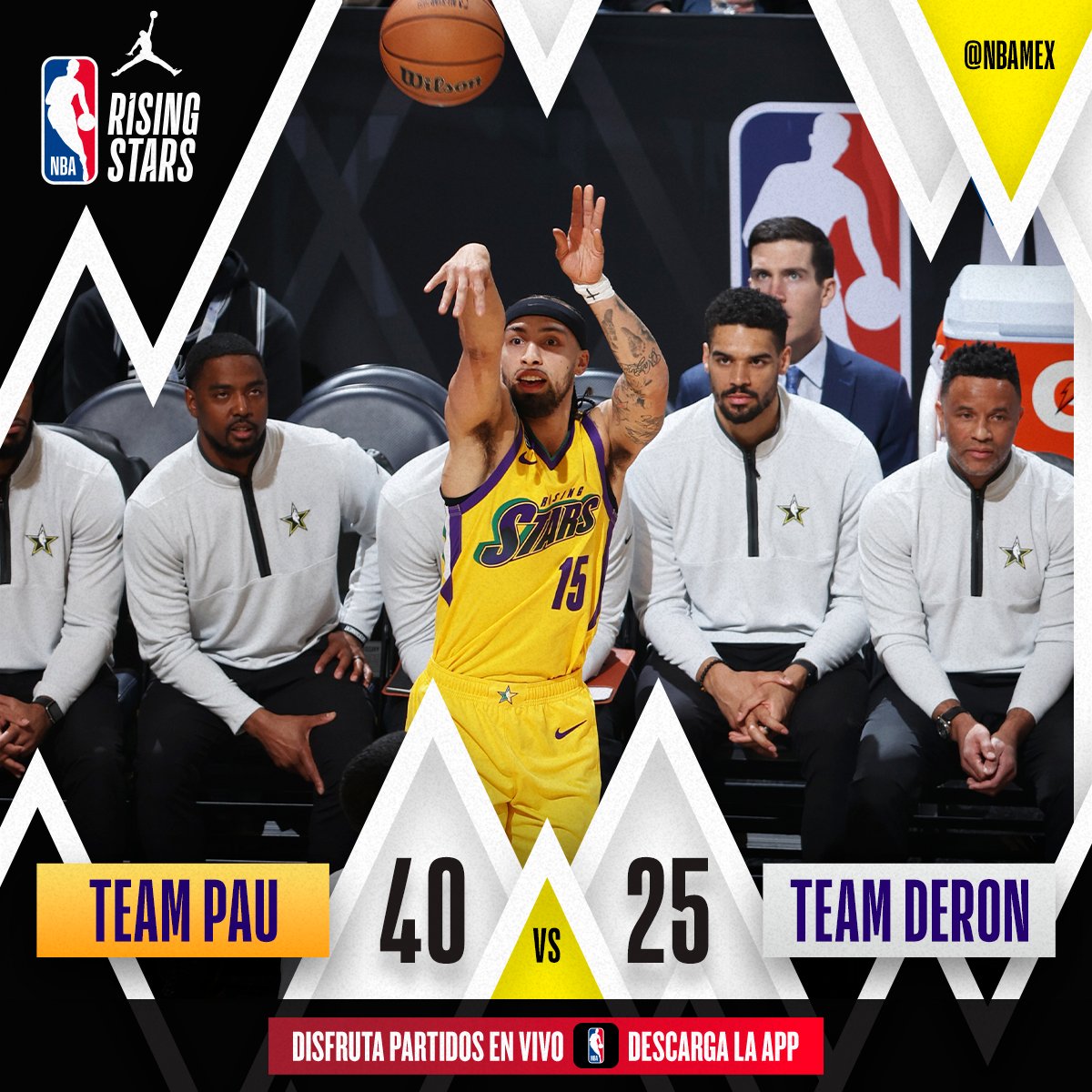NBA MÉXICO on Twitter: "Team Pau avanza con autoridad a la Final del #JordanRisingStars 🤩 # ...