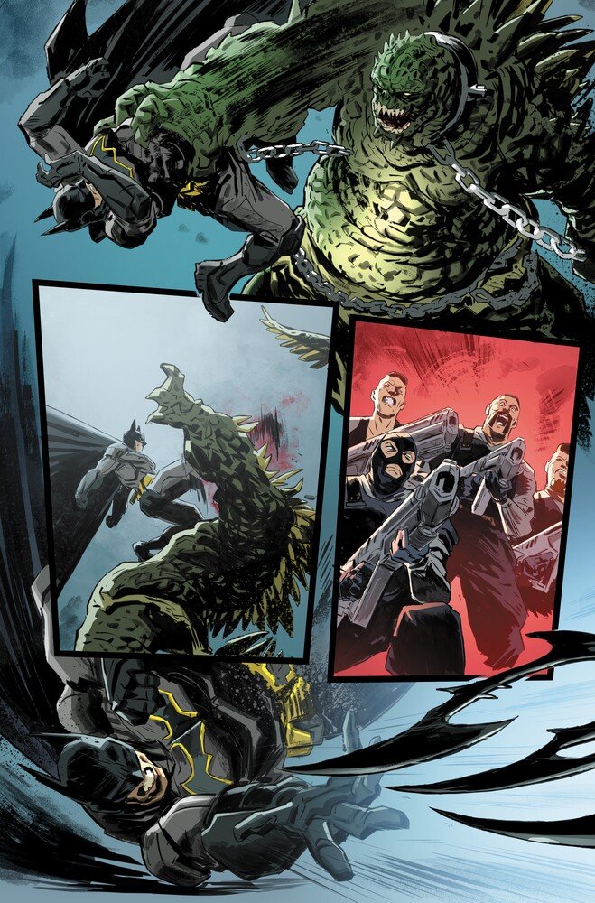 Killer Croc Arkham Asylum Drawings