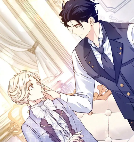 Daily Manhwa Couples on Twitter: "From a sulking baby to a blushing romantic💞💗"