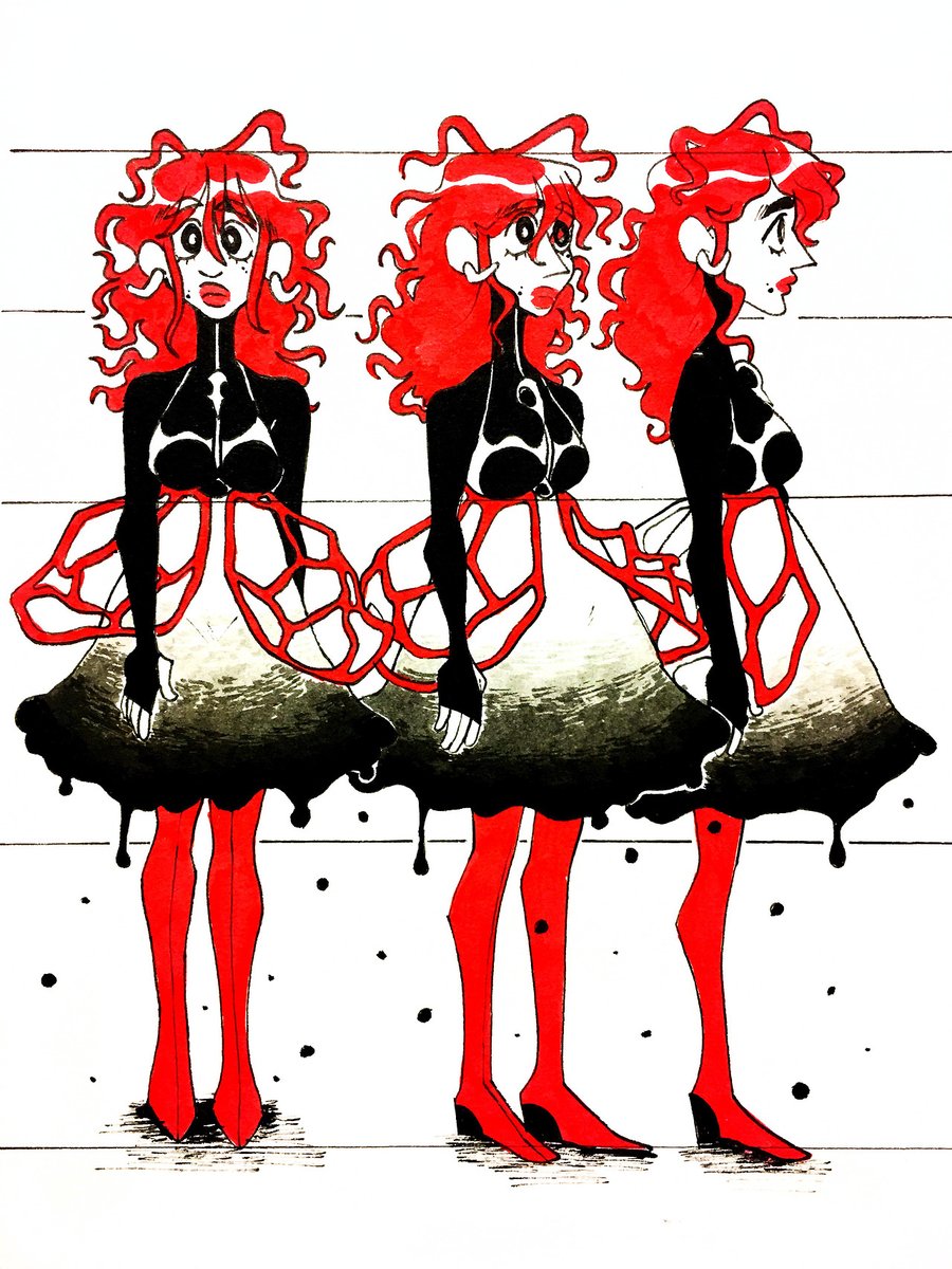 「beginning of a redesign of my Persephone」|𝔤𝔞𝔶𝔴𝔞𝔡 🌈 BLMのイラスト