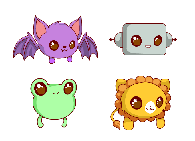Lions And Robots Bats