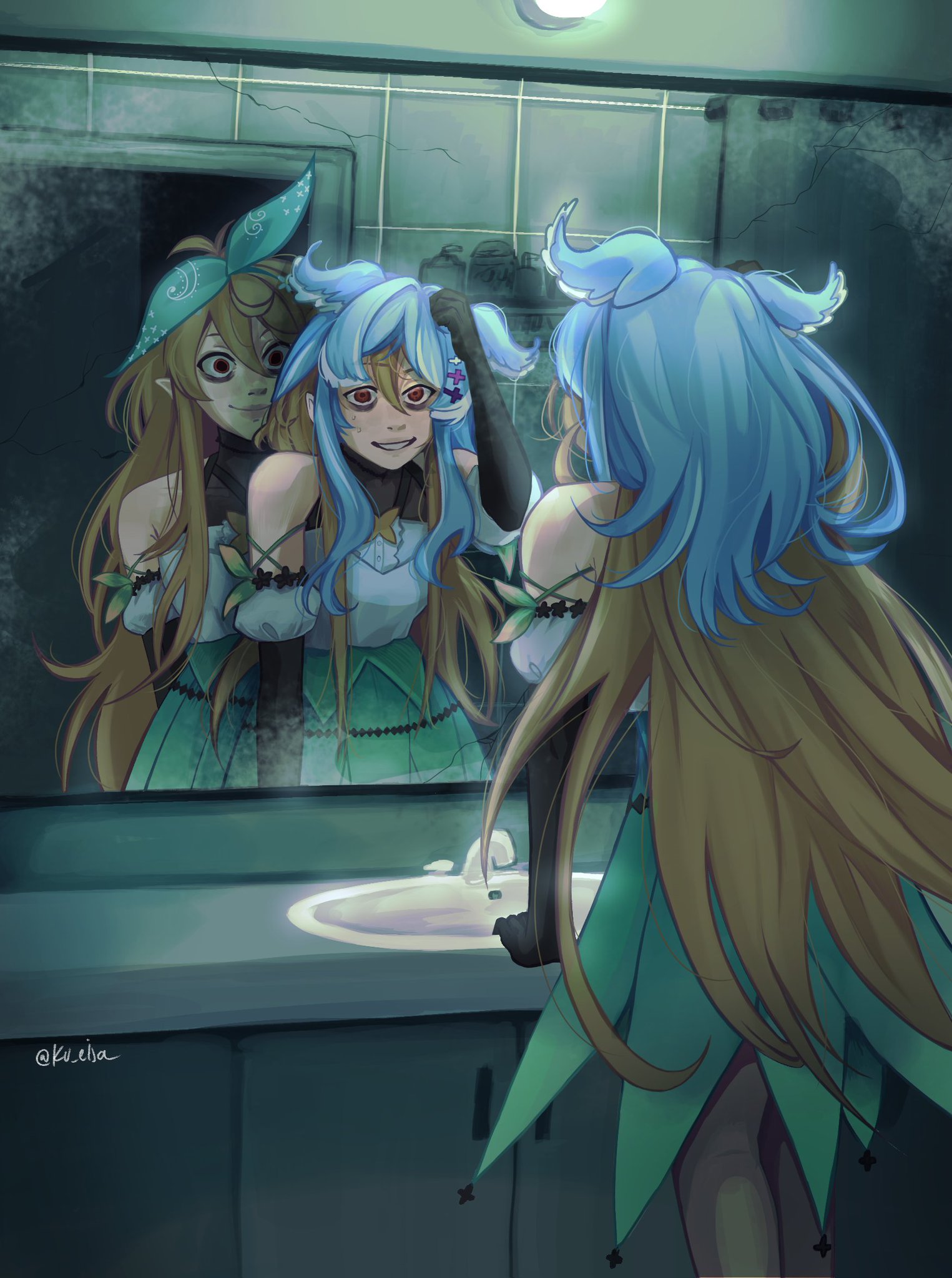 ku ⚡commissions open!!⚡ on Twitter: "omg first date!!!!!! good luck!! #PomuPaint https://t.co ...