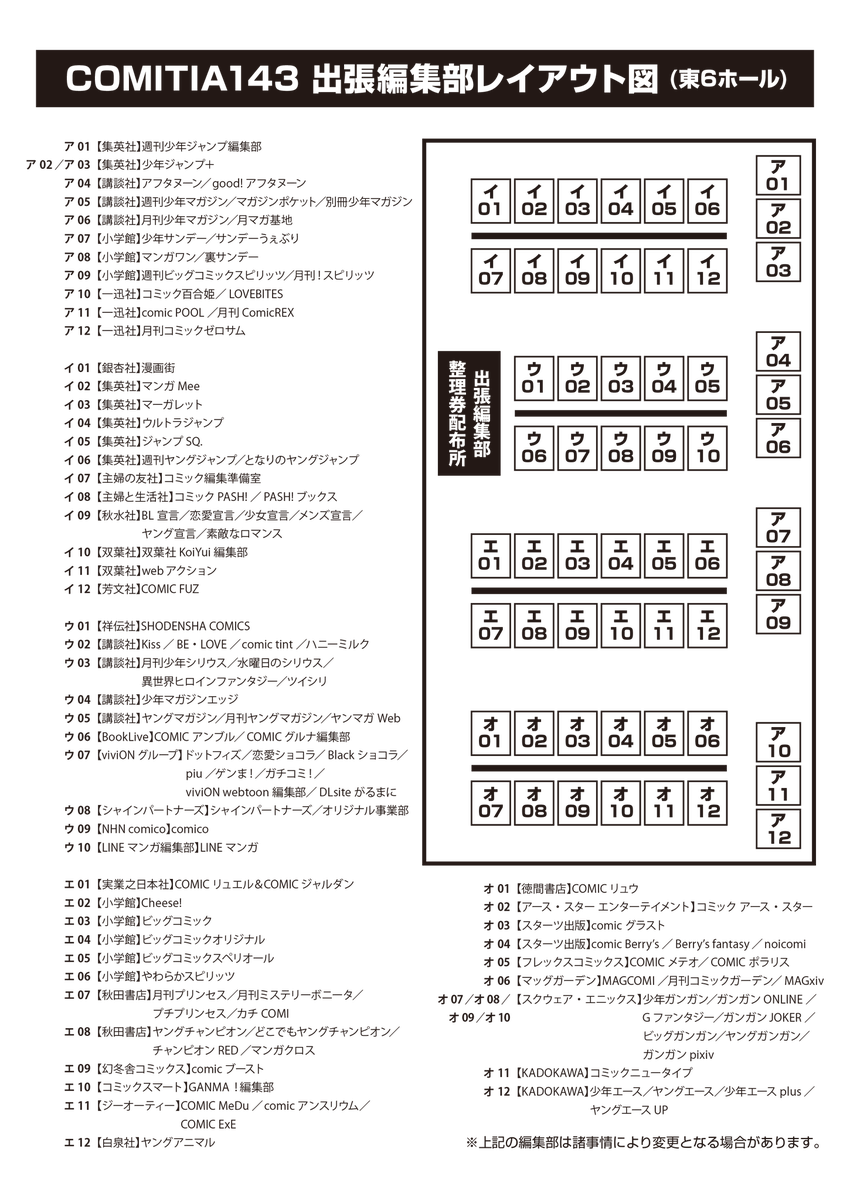 モン娘公式💟18巻2月13日発売 on Twitter: "RT @comicryu: 【お知らせ】 明日東京ビッグサイトにて開催 #COMITIA143 にCOMICリュウ編集部も 【#出張 ...