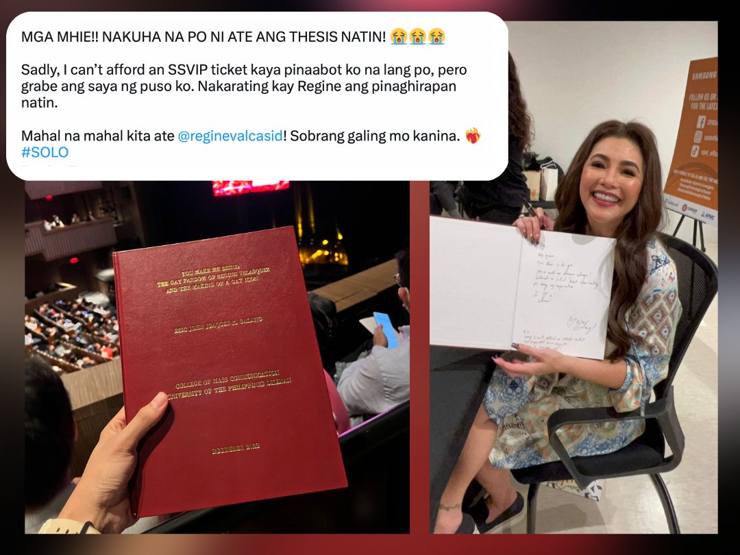 Pilipino Star Ngayon Digital on Twitter: "REGINE VELASQUEZ AS THESIS SUBJECT Ganito inilarawan ...