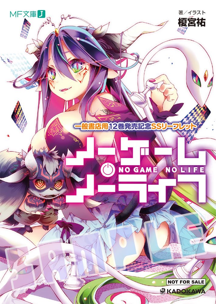 『ノーゲーム・ノーライフ』シリーズ公式 On Twitter その他 一般書店向けの購入特典として「書き下ろしssリーフレット」‼‼