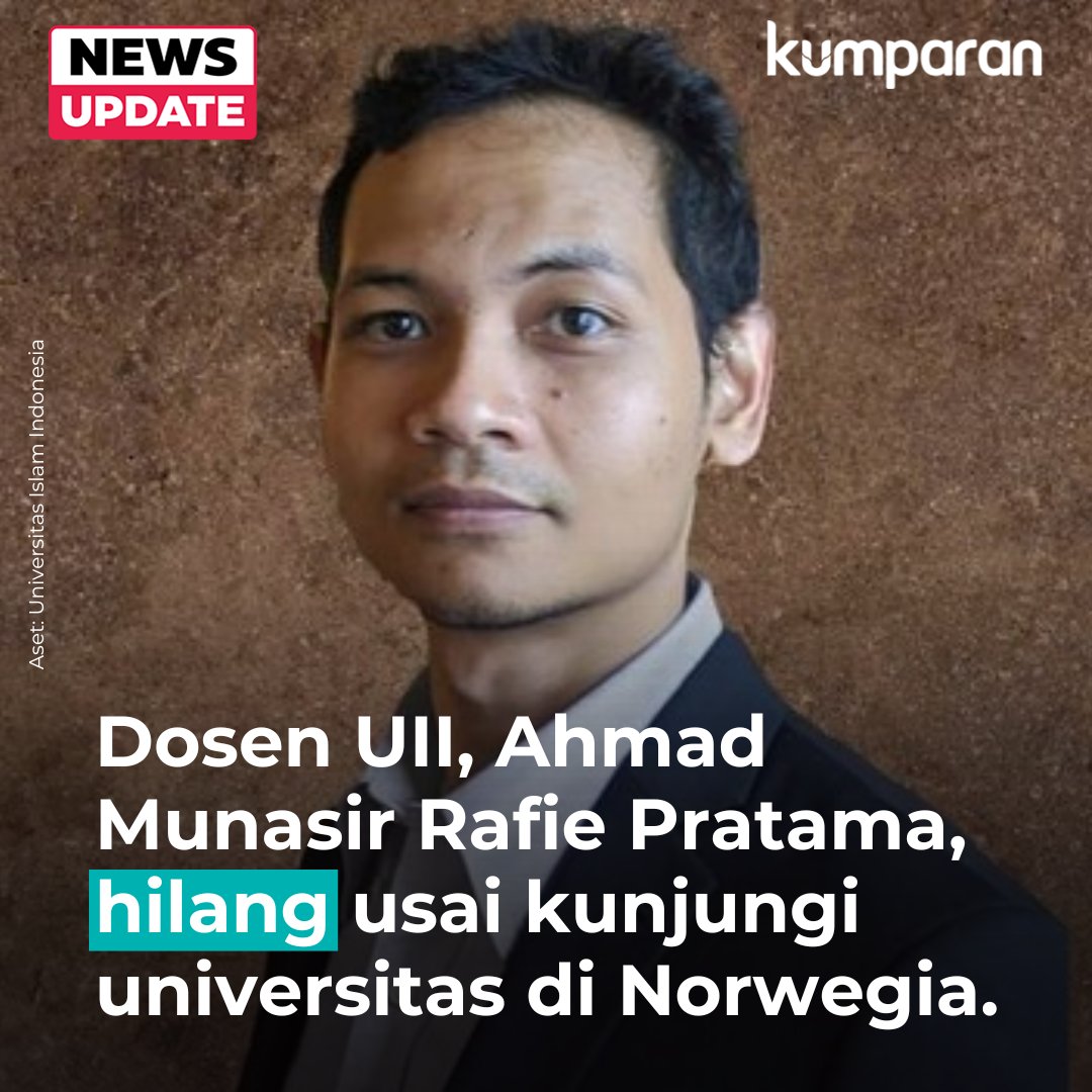 kumparan on Twitter: "Dosen Universitas Islam Indonesia (UII) Ahmad Munasir Rafie Pratama ...