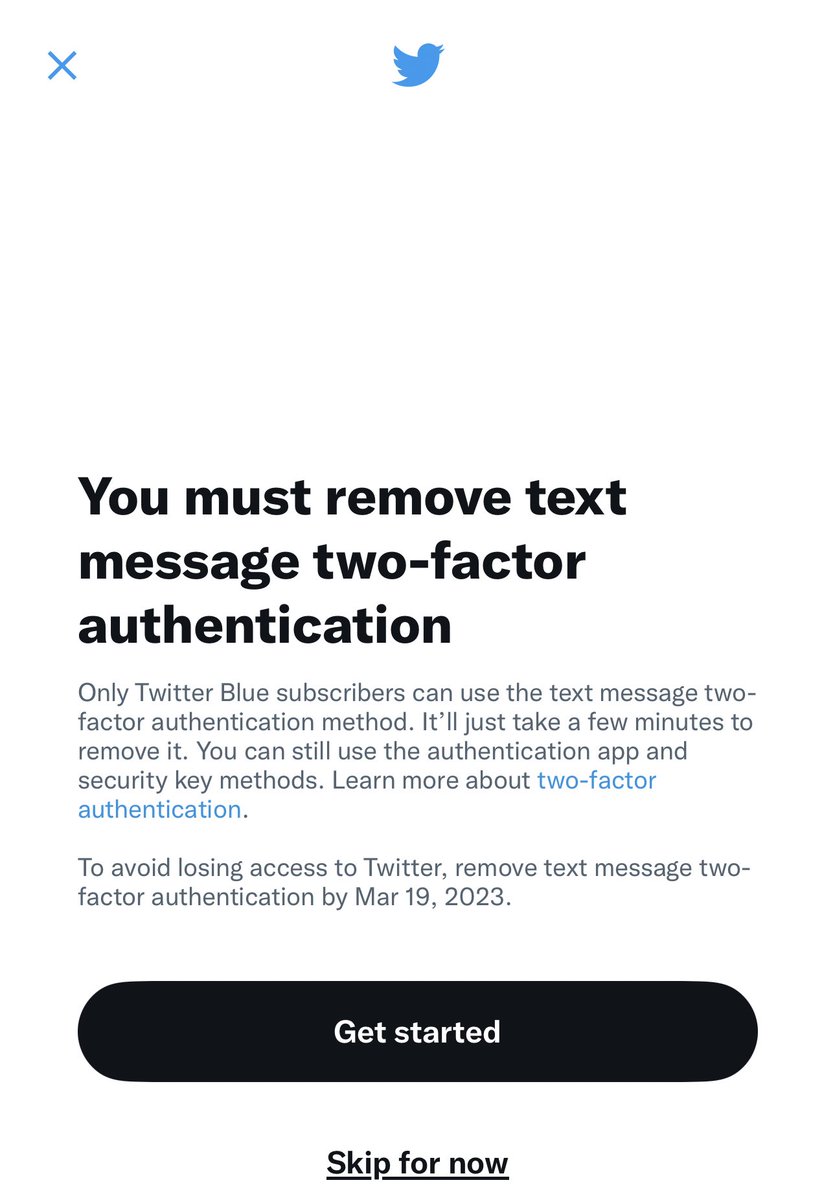 Azrin Ahmad on Twitter: "Wow two factor authentication on Twitter pon kena bayar 😫😫😫"