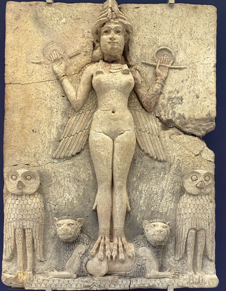 Visio Smaragdina on Twitter: "THE QUEEN OF THE NIGHT An ancient Mesopotamian goddess, probably ...