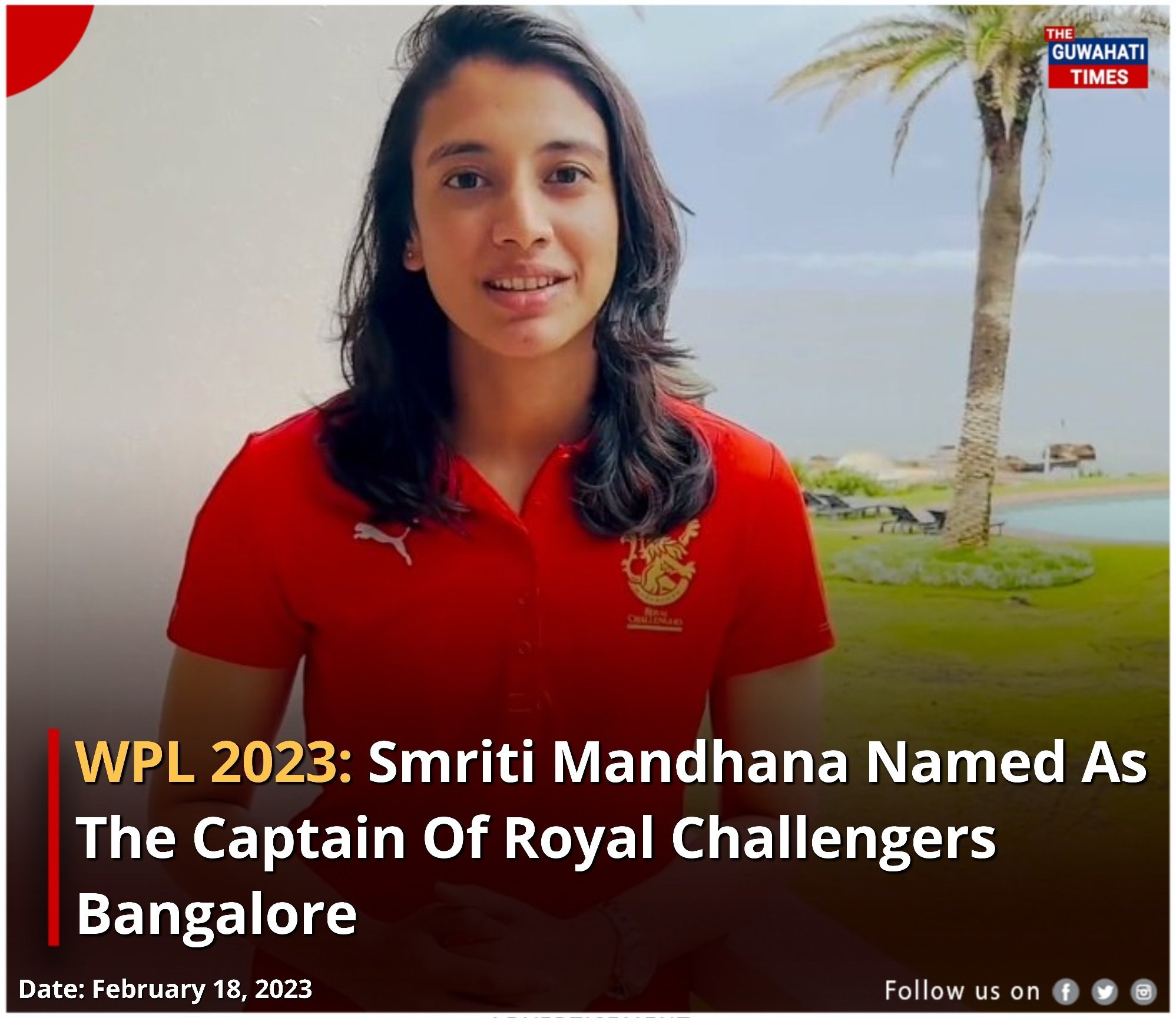 The Guwahati Times on Twitter: "Smriti Mandhana has been named as the captain of Royal ...