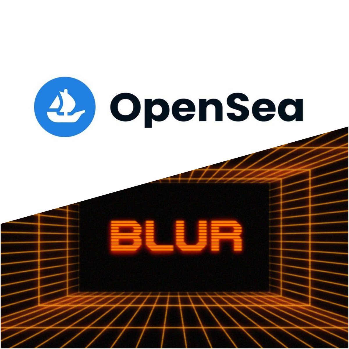 ⚡xBull-Bizarre⚡🎭🦖🦫🪐😼🧸 on Twitter: "RT @Crypto__Goku: #OpenSea vs #Blur Opensea régit face aux ...