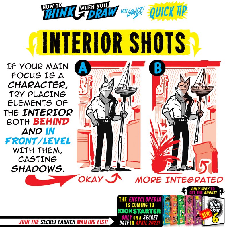 Etheringtonbrothers On Twitter Interior Shots From The Howtothinkwhenyoudraw Encyclopedia