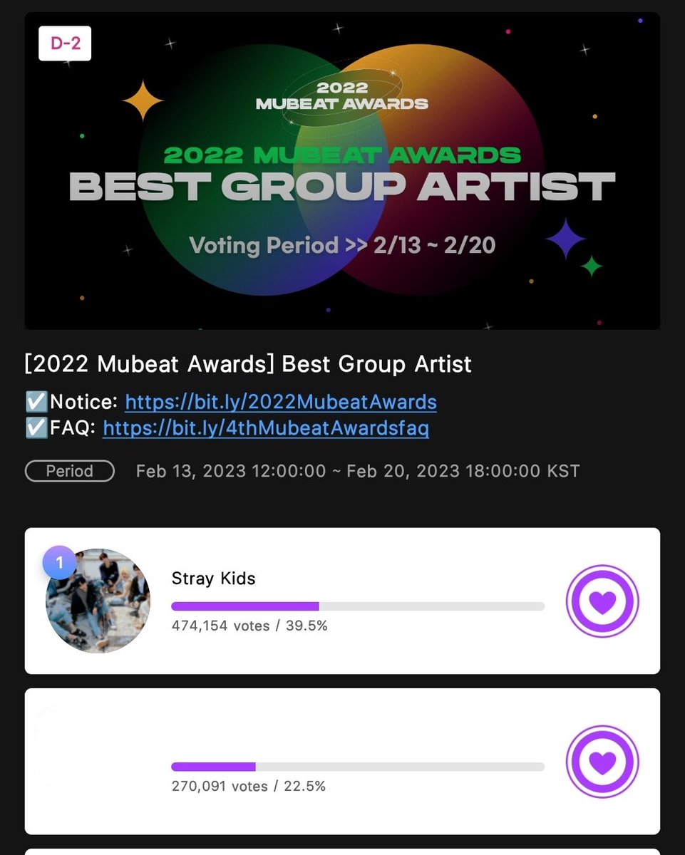 STRAY KIDS LATAM PROJECT 𝄞 on Twitter: "RT @TeamSVS: MUBEAT AWARDS 🏆BEST GROUP ARTIST🏆 Feb 18 16 ...