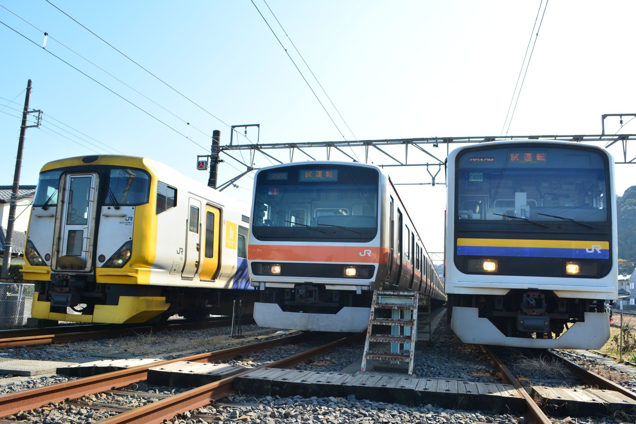 永山の人 on Twitter: "2/18 E231系（武蔵野線車両）が上総一ノ宮駅電留線に入線！車両撮影会 本日はCコース車両撮影会に参加しました。 撮影会中は、鉄道写真家の #武川健太 ...