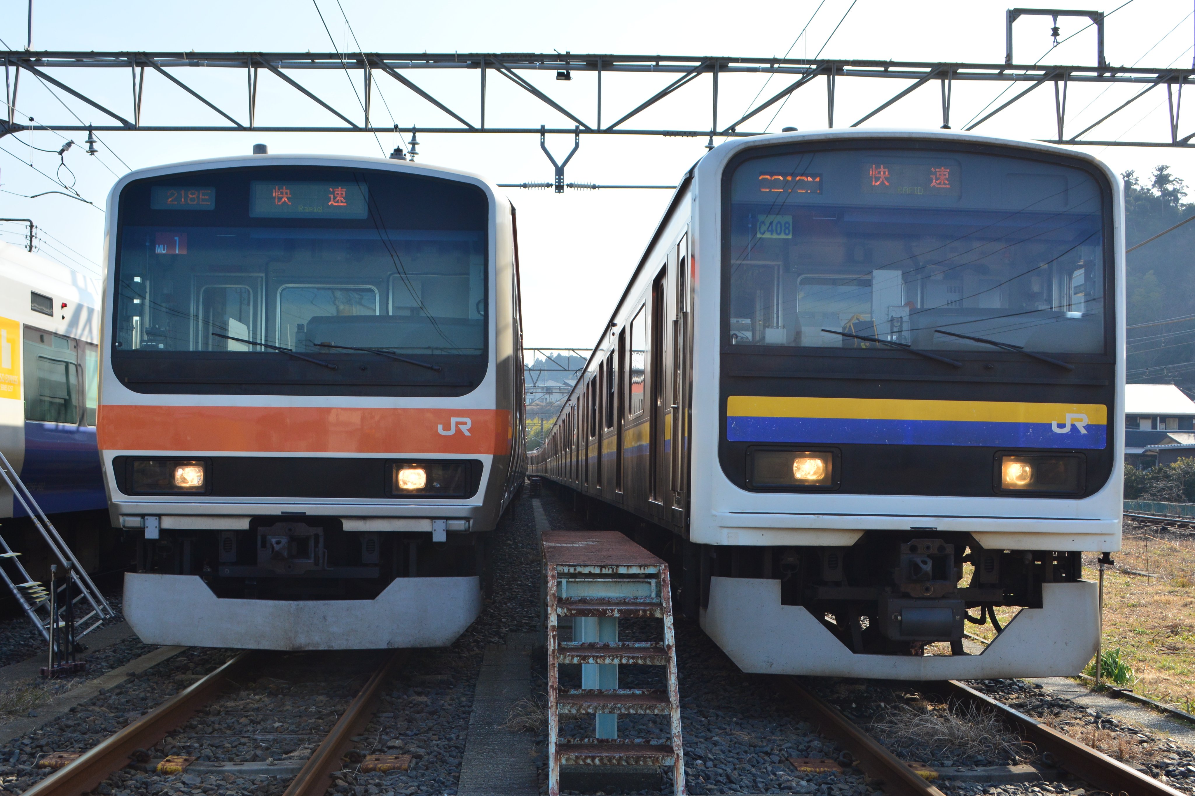 永山の人 on Twitter: "2/18 E231系（武蔵野線車両）が上総一ノ宮駅電留線に入線！車両撮影会 本日はCコース車両撮影会に参加しました。 撮影会中は、鉄道写真家の #武川健太 ...