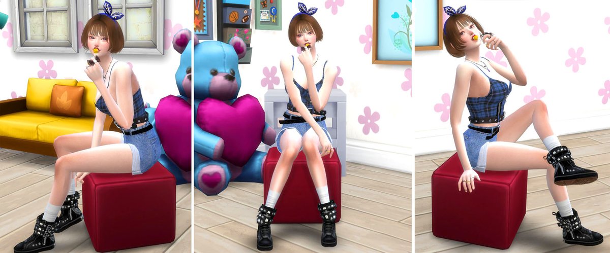 ゆうり@シムズ4 on Twitter: "RT @A_luckykey: #sims4 #シムズ4 飴ポーズを配布しました♪ 子供&幼児🍭セット : https://ayumea ...