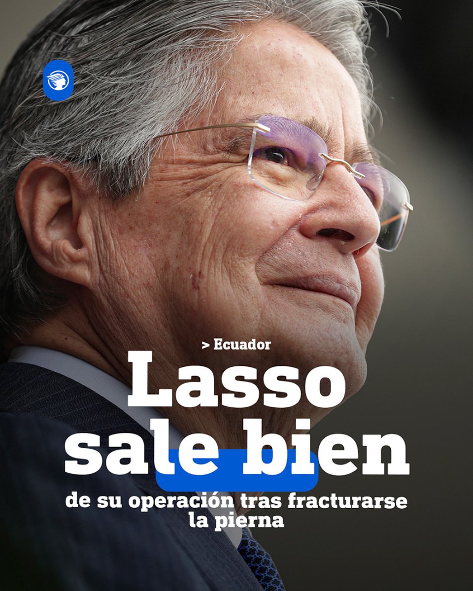 Guillermo Lasso Fue Operado De La Fractura En El Peroné Izquierdo A