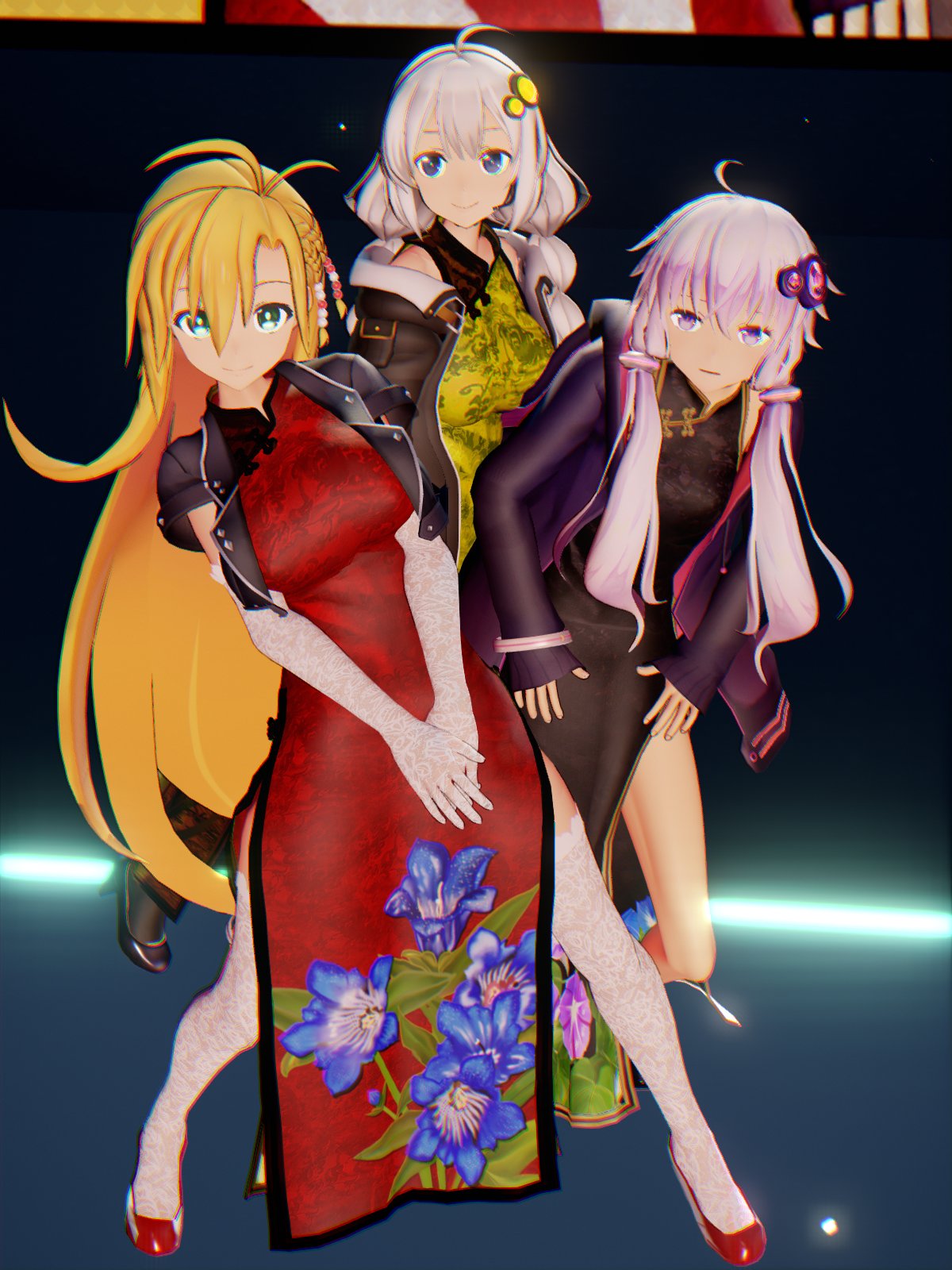 nobunobu@ on Twitter: "【MMD 4K】弦巻マキ 結月ゆかり 紲星あかり アンデッドエネミー https://t.co/6i2PItrGQV @YouTubeより 動画を ...