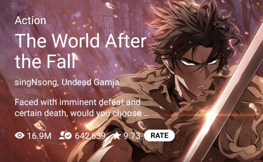 nu on Twitter: "- Webtoon ID 🖇️ https://webtoons.com/id/fantasy/the-world-after-the-fall/list ...