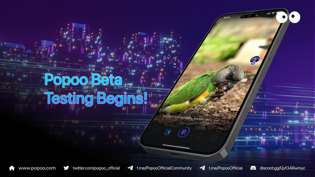 Popoo on Twitter: "The beta version of the #Popoo app is now available! You can become a beta ...