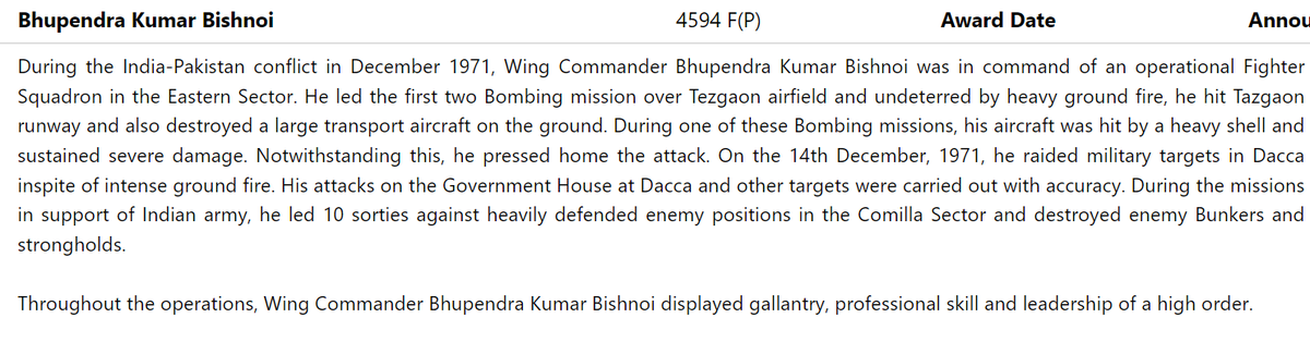 AVM BK Bishnoi: 1971 War Hero & IAF’s Double Vir Chakra Legend