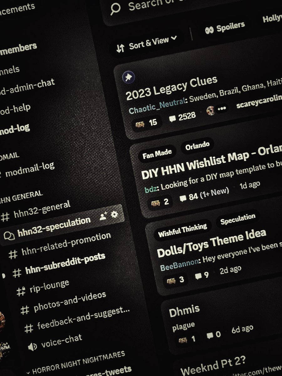 Horror Night Nightmares on Twitter: "Although we don’t have our Forums anymore, we invite you to ...