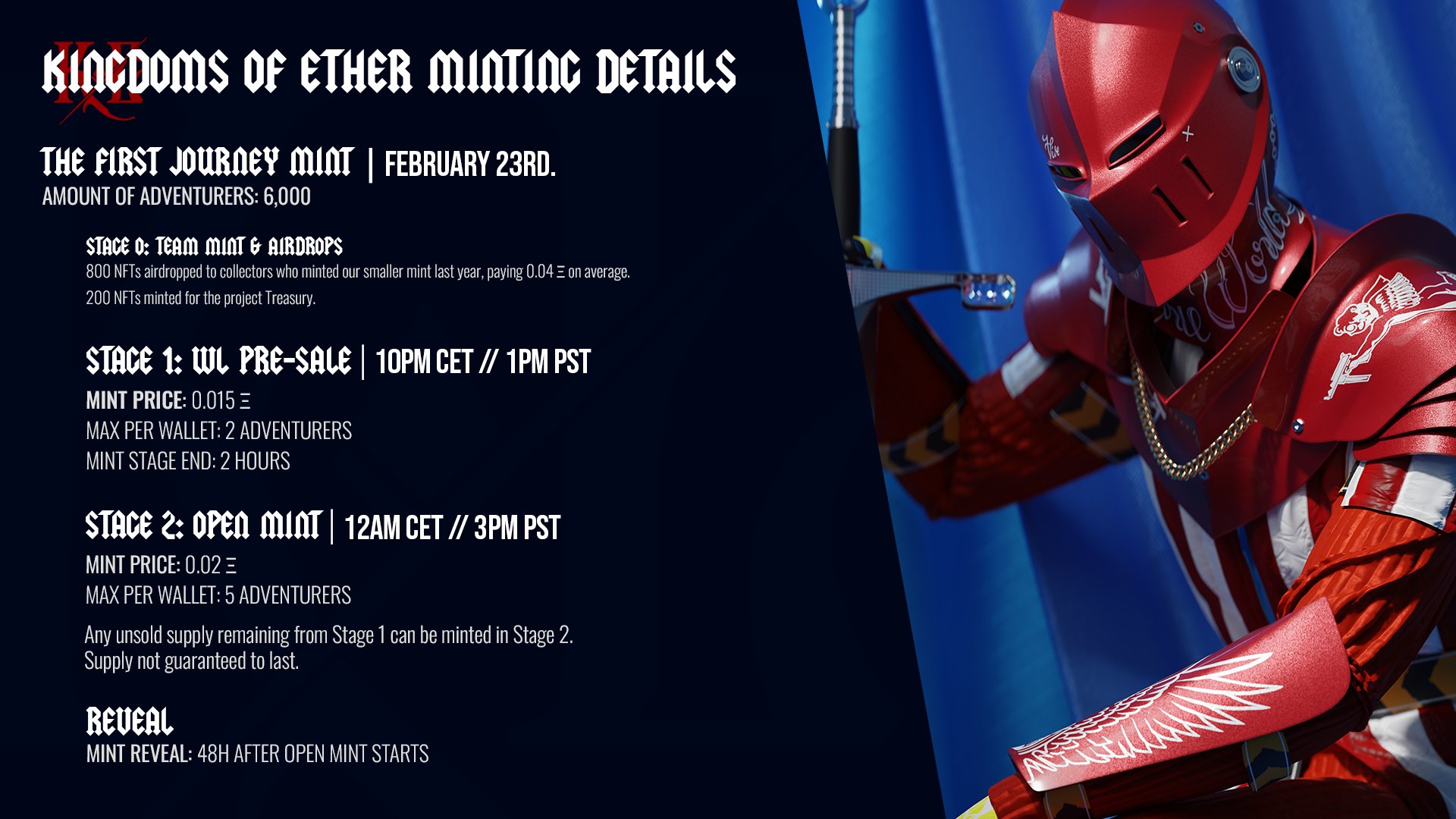 Kingdoms of Ether | Open mint LIVE on Twitter: "https://t.co/2rXNwNkuly" / Twitter